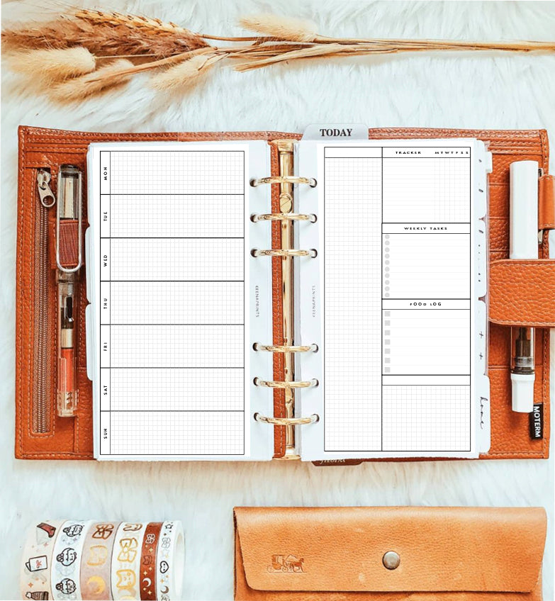 PP059 | HOBONICHI WEEKS INSPIRED V3 PLANNER PRINTABLE INSERT – KeenaPrints